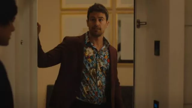 Dolce & Gabbana Jewel Print Shirt worn by Cameron Sullivan (Theo James ...