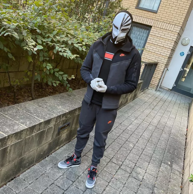 The Nike Tech Fleece tracksuit jacket worn by PR Sad on his Instagram ...