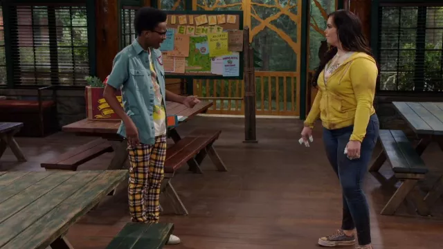 Urban Outfitters Tartan Skinny Pant worn by Noah Lambert (Israel ...