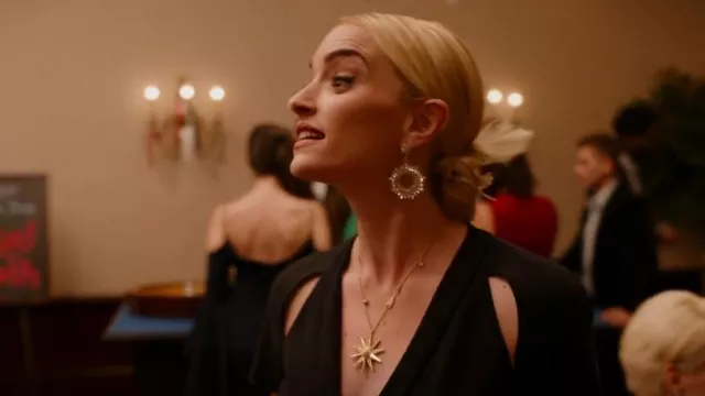 Shashi Solar Earrings worn by Georgia Miller (Brianne Howey) as seen in ...
