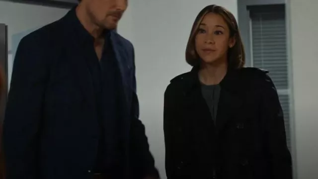 Trennchcoat Burberry Calassic usado por Sarah Truong (Mayko Nguyen ...