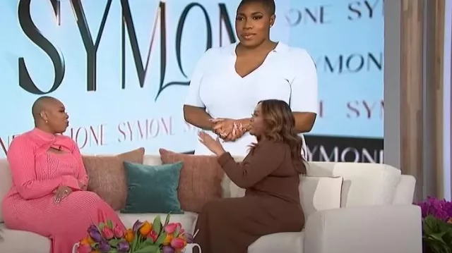 3.1 phillip lim Cut-out Ribbed Knit Dress worn by Symone D. Sanders ...