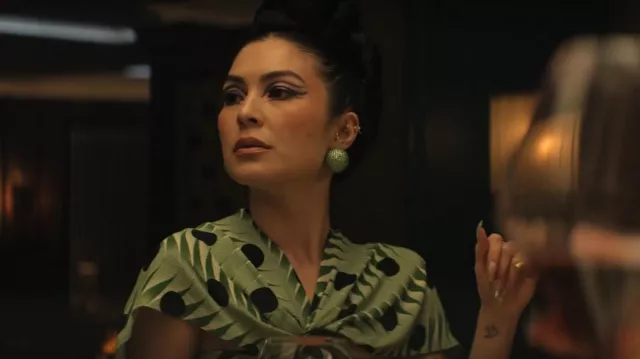 Paco Rabanne Buckle-Detail Cape Top worn by Sophie (Niccy Lin) as seen ...