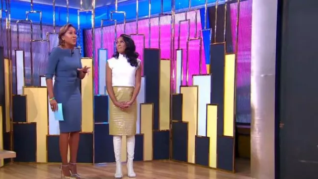 Hanifa Zoe Boots worn by Shelby Ivey Christie as seen in Good Morning ...