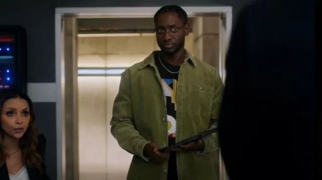 Urban Outfitters Big Corduroy Work Shirt usada por Chester P. Runk ...