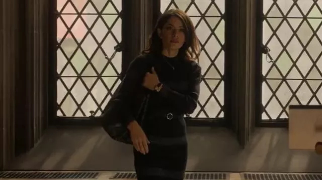 Frame Le Cir­cle Belt Worn By Billie Connelly Sarah Shahi As Seen In Sex Life S02e02 Spotern