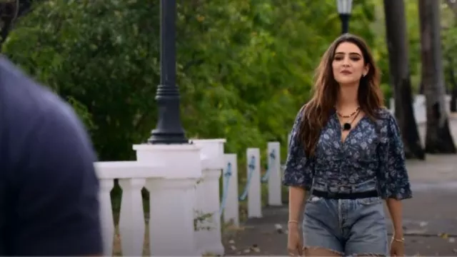 Isabel Marant Etoile Marziano Blouse worn by Ines Tazi as seen in ...