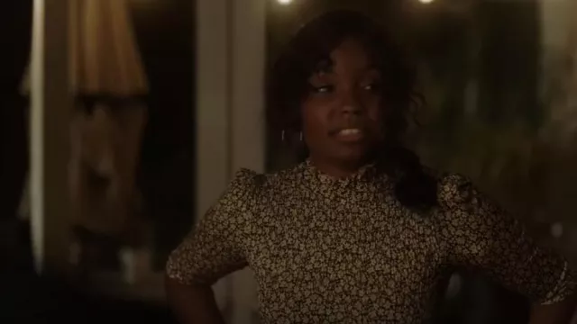 Sandro Gigi Top worn by Grace Ryder (Sierra McClain) as seen in 9-1-1 ...