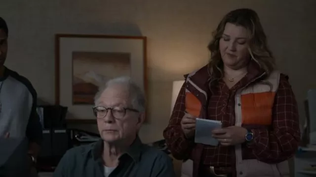 Eddie Bauer StratusTherm Down Vest worn by Claire Muncy (Meredith ...