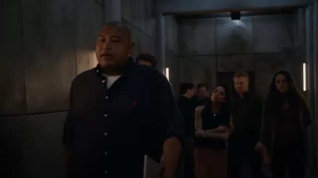 Polo Ralph Lauren Big & Tall Icon Lo­go Poplin Shirt worn by Albert ...