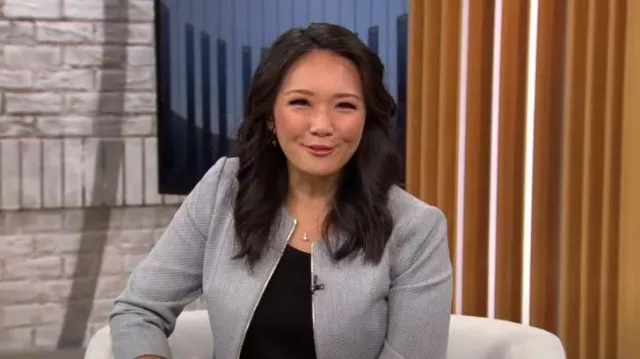 Ted Baker Michah Jacket worn by Nancy Chen as seen in CBS Mornings on ...