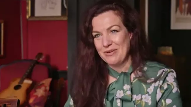 Ted Baker Johsie Floral Printed Blouse worn by Laura Jane Clark as seen ...