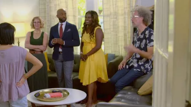 Thalia Sodi Hand­ker­chief Hem Dress worn by Ati Williams as seen in ...