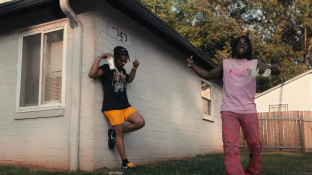 Chrome Hearts Black Eye Chart Truck­er Hat worn by Lil Baby in Lil Dann ...