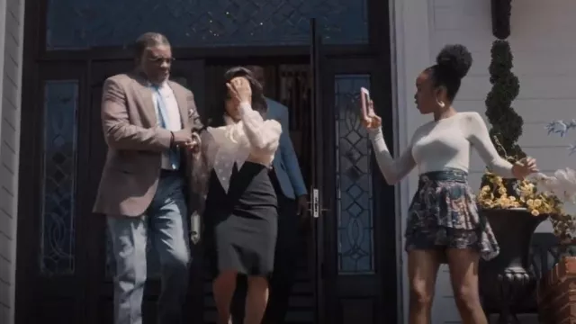 Isabel Marant Dahlia Skirt worn by Zora Greenleaf (Lovie Simone) as ...