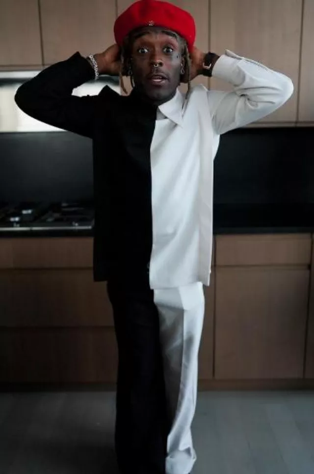 Gucci Black & White Split Pants worn by Lil Uzi Vert on the Instagram ...