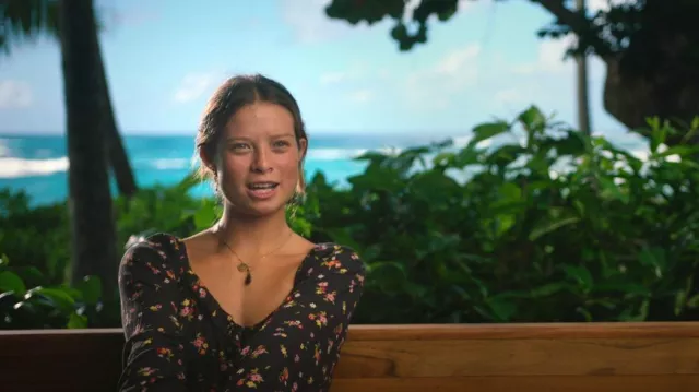 Robe midi à manches longues Billabong Better Days portée par Ewe Wong ...