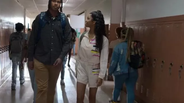 Adidas Thebe Magugu Shorts worn by Crystal Jarrett (Quvenzhané Wallis ...