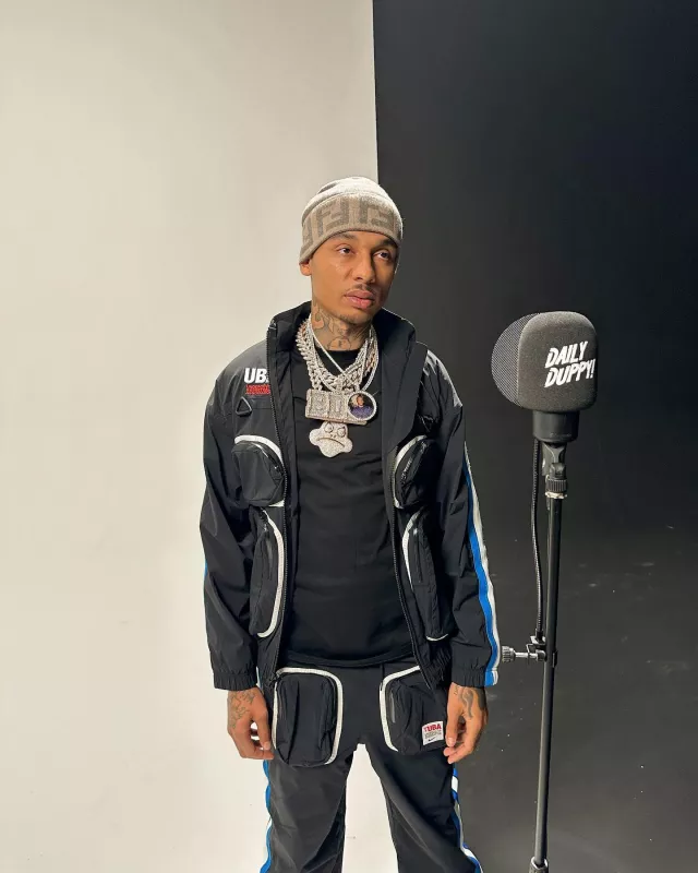 Nike x Undercover Black Cargo Trackpants worn by Fredo on his Instagram ...