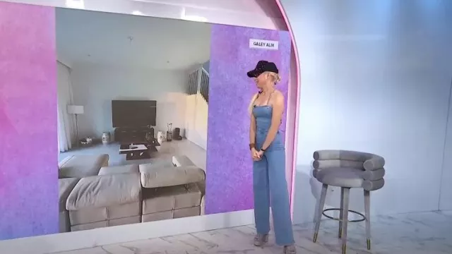 Good American Vacay Denim Jumpsuit worn by Galey Alix Gravenstein as ...