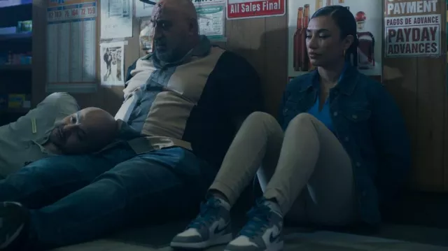 Jordan Air Jordan 1 Mid True Blue Sneakers worn by Tere­sa (Yuli ...