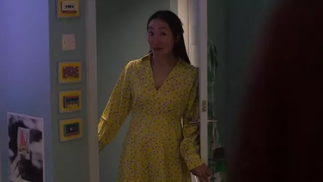 Next Satin Jacquard Mi­ni Dress worn by Yan Xu (Momo Yeung) as seen in ...