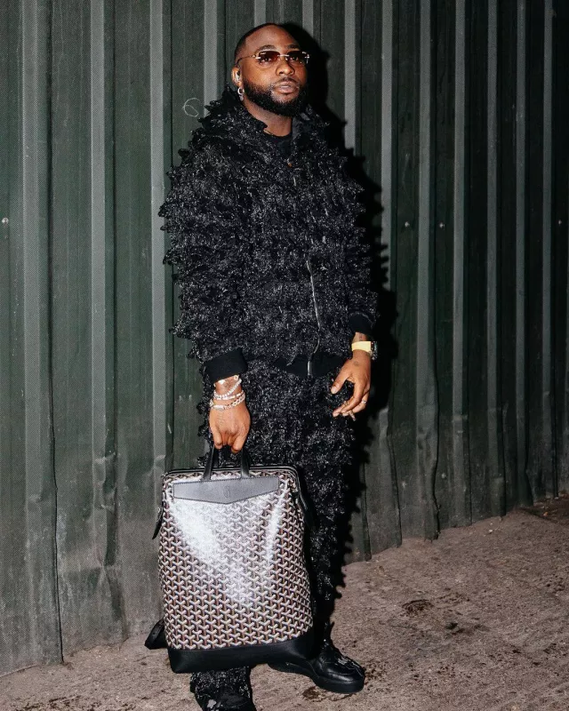 Nike Air Force 1 Low x Made Black sneakers worn by Davido on his ...