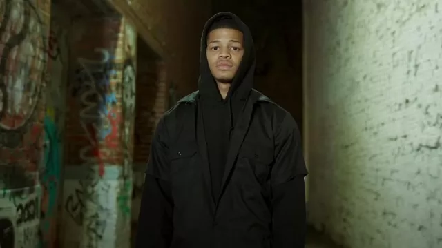 Dickies Black Work Shirt worn by YK Osiris in Pressure (Official Music ...