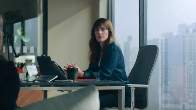 Paige Ceres Top worn by Wendy Rhoades (Maggie Siff) as seen in Billions ...