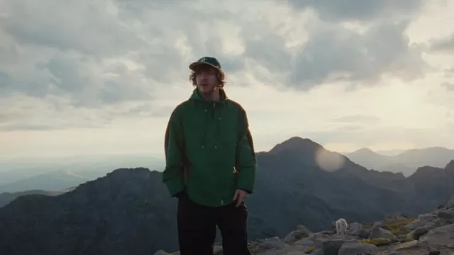 Loewe Green Colorblock Hooded Jacket worn by Jack Harlow in Denver ...