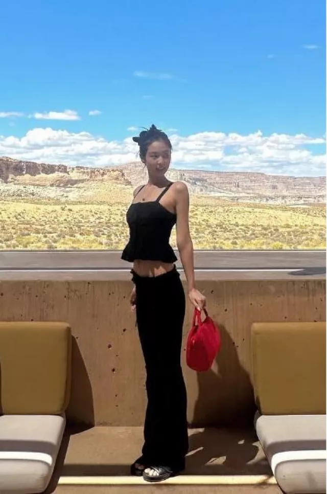 Surfea Ella Top worn by Jennie Kim on her Instagram on September 1, 2023 | Spotern