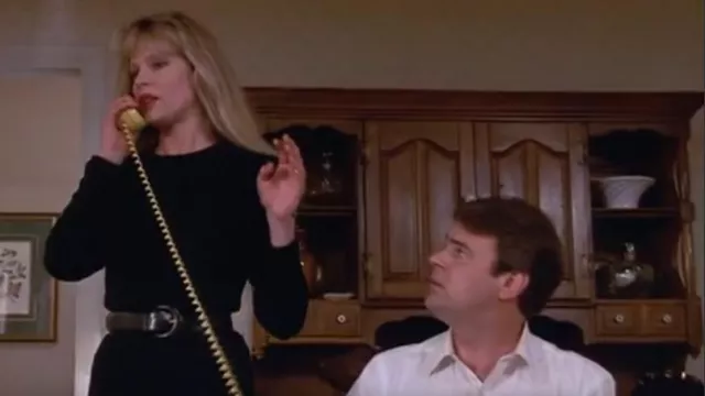 Black belt worn by Celeste Martin (Kim Basinger) in My Stepmother Is an ...