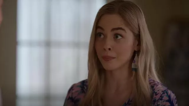 Bead N Butter Jem­ma Ear­rings worn by Lizzie (Sarah Dugdale) as seen ...