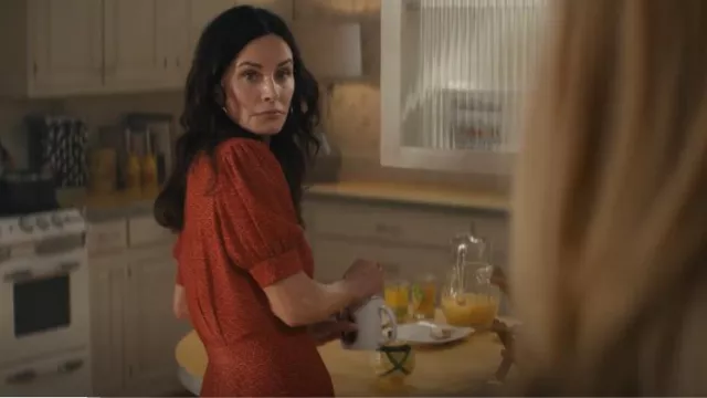 Ba&sh Valy Dress worn by Patricia 'Pat' Phelps (Courteney Cox) as seen ...