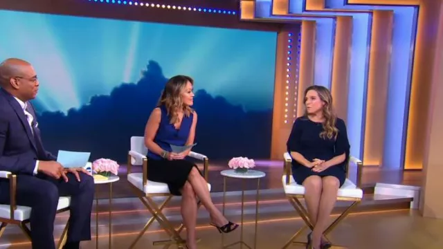 DKNY Flutter Sleeve Sheath Dress worn by Rachel Ain as seen in Good ...