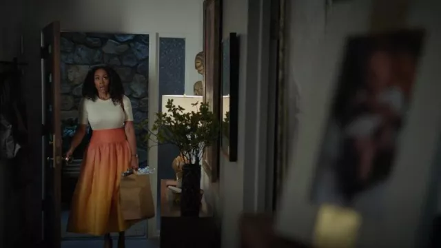 Zimmermann Postcard Maxi Skirt worn by Lola Carmichael (Simone Missick ...