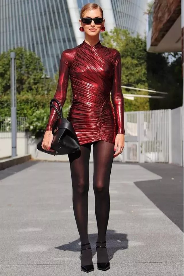 Ferragamo Pump with Contoured Heel worn by Chiara Ferragni at Ferragamo ...