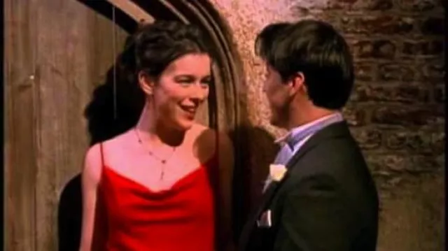 American Vintage Red Dress worn by Felicity (Olivia Williams) in ...