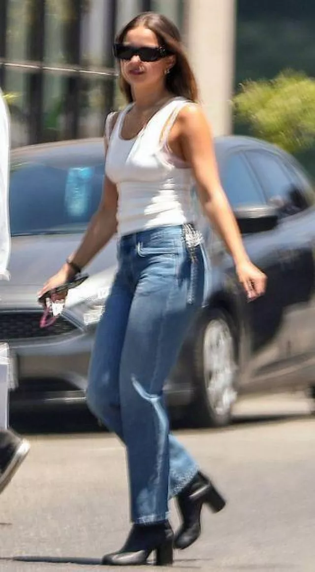 Prada Symbole Sunglasses worn by Addison Rae in Los Angeles on July 11 ...