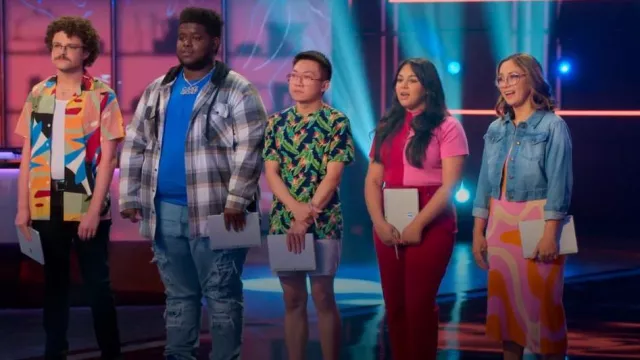 Wild Fable Jacquard Sleeveless Sweater Dress worn by Liz Marek as seen ...