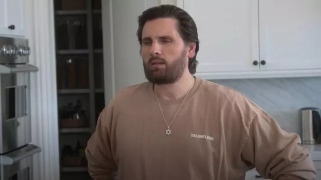 Talentless Light­weight Crew­neck worn by Scott Disick as seen in The ...
