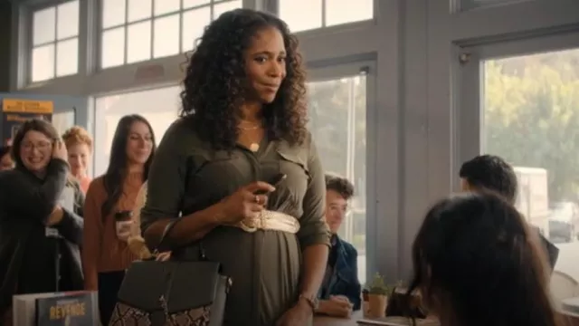 Gorjana Mosaic Necklace worn by Nurse (Brie Eley) as seen in Shining ...