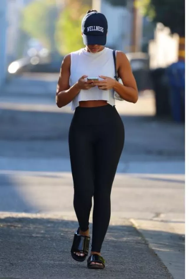 Chanel Cambon Python Pochette Bag worn by Lori Harvey in Los Angeles on ...