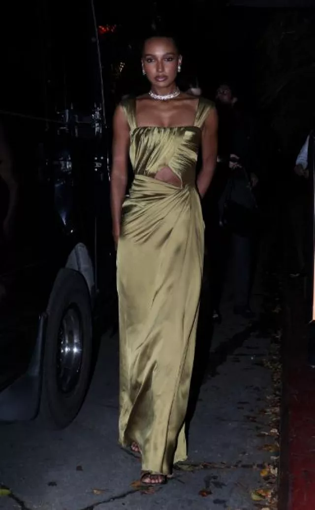 Joseph Saidan & Sons Gold Diamond Geometric Earrings worn by Jasmine ...