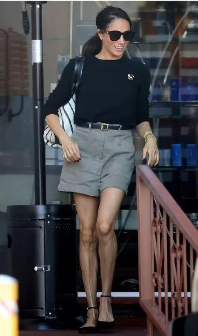 Aquazzura Love Affair Flats worn by Meghan Markle in Montecito on ...