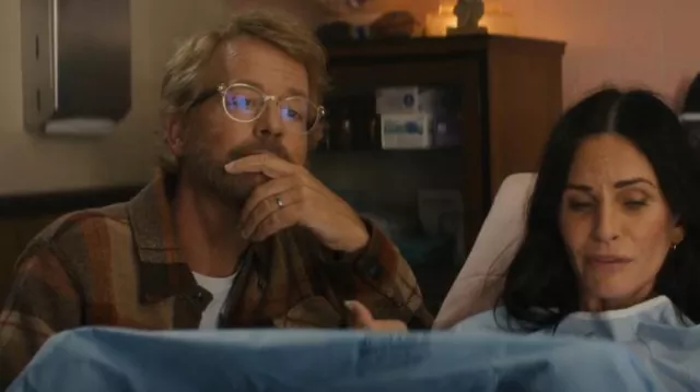 Rrl Brown Check Shirt worn by Terry Phelps (Greg Kinnear) as seen in ...