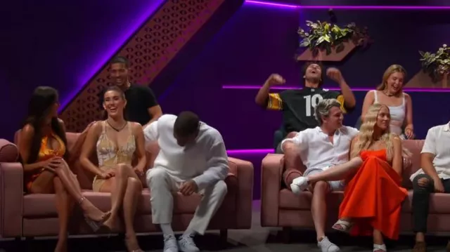 Oh Polly Yildiz Lace Up Mini Dress worn by Tay Wilcoxson as seen in Big ...