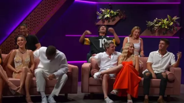 Sir. Anja Tucked Bralette Top and Skirt worn by Minee Marx as seen in ...