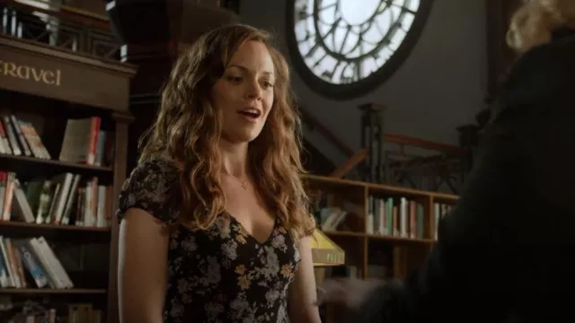 Zara Floral Dress worn by Ingrid Beauchamp (Rachel Boston) as seen in ...