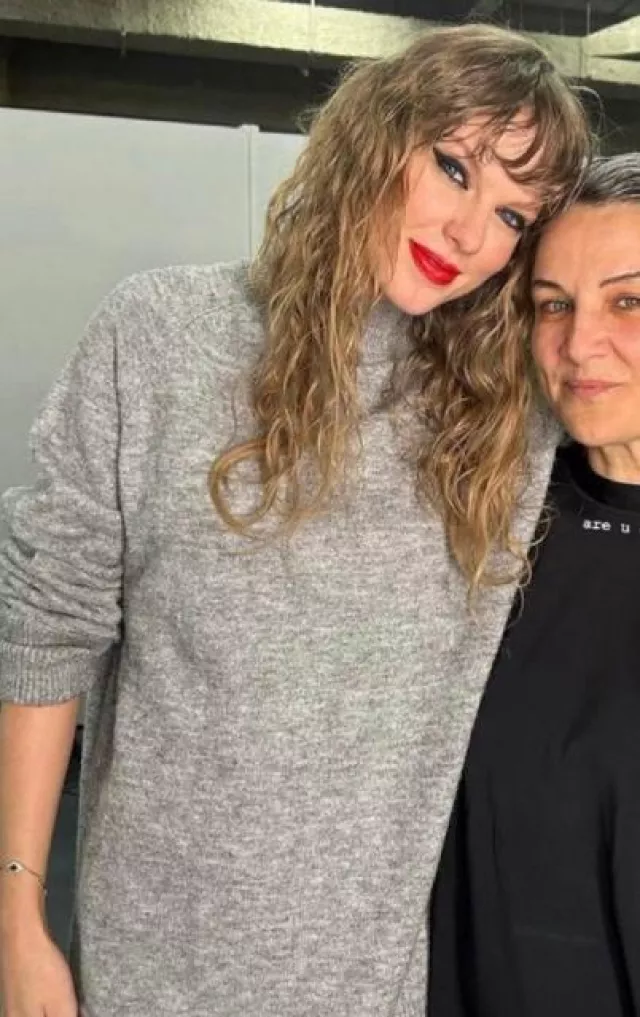 Boa Soft Brushed High Neck Jumper Dress worn by Taylor Swift at Behind ...